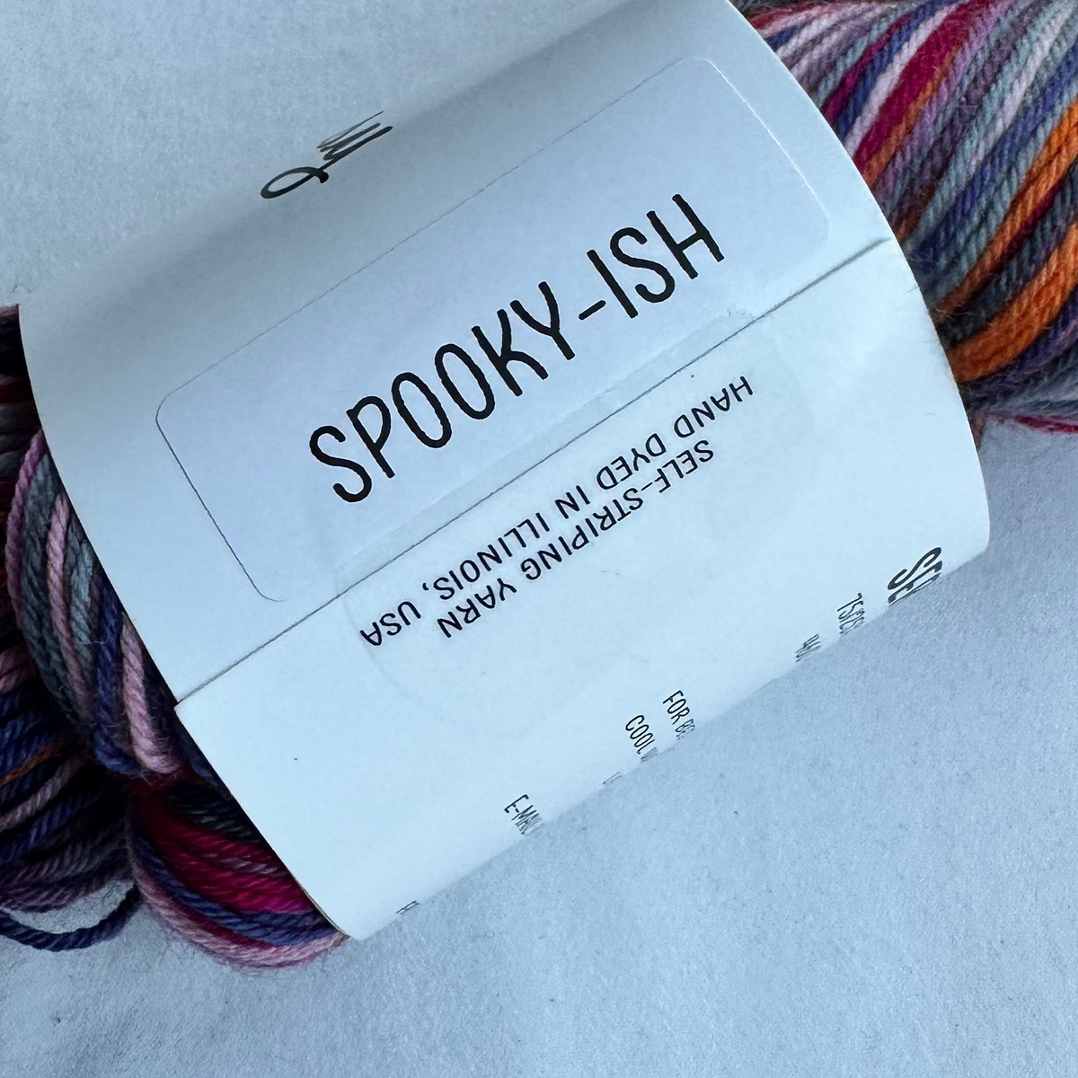 Destash - Freckled Whimsy - Serendipity - Spookyish - Self Striping – Speckled Finch Studios ...